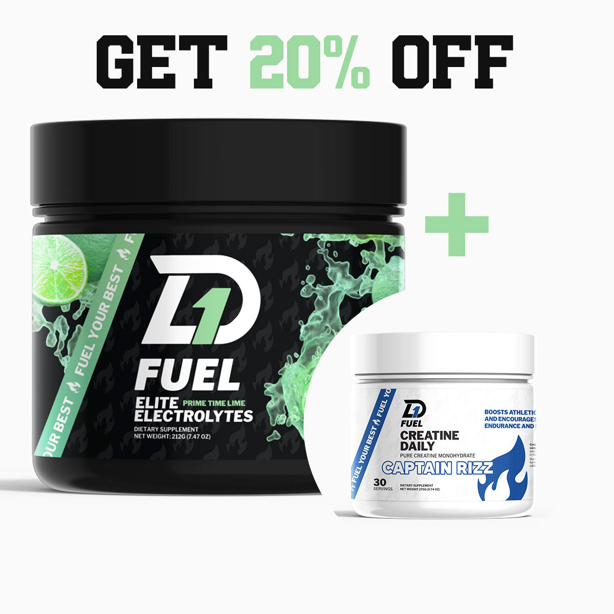 Back to School Bundle - Prime Time Lime/Captain Rizz – D1 FUEL